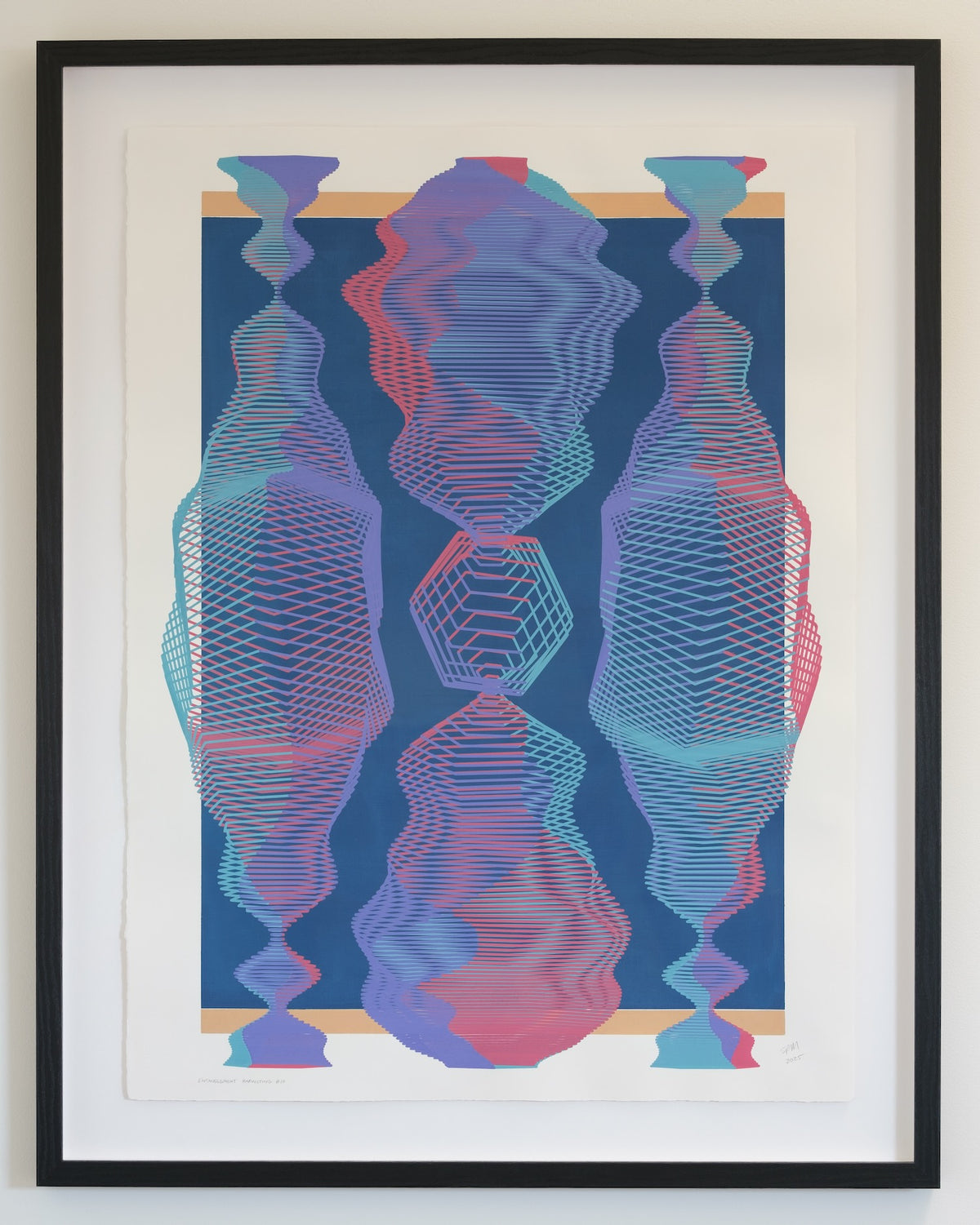 Entanglement Harvesting #10 (framed) — The Compound Gallery