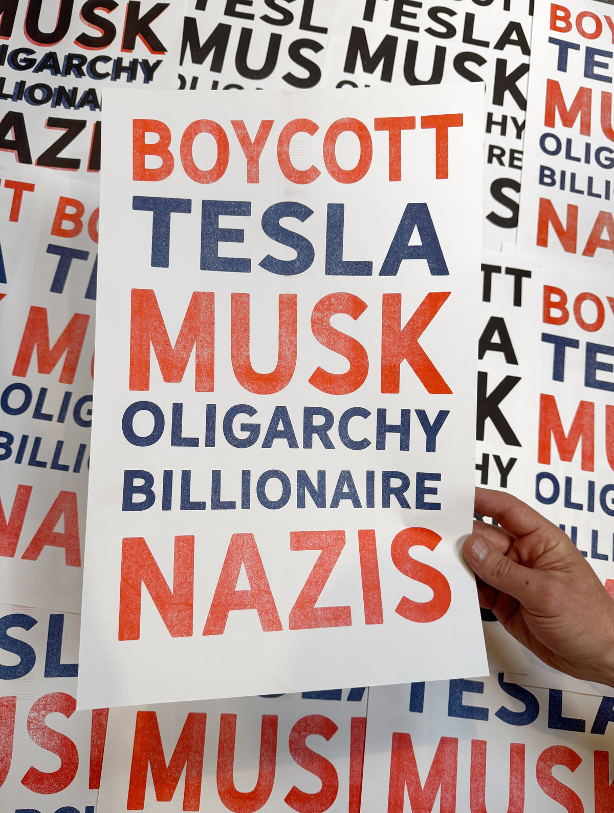 Boycott Musk posters (set of 7) — The Compound Gallery